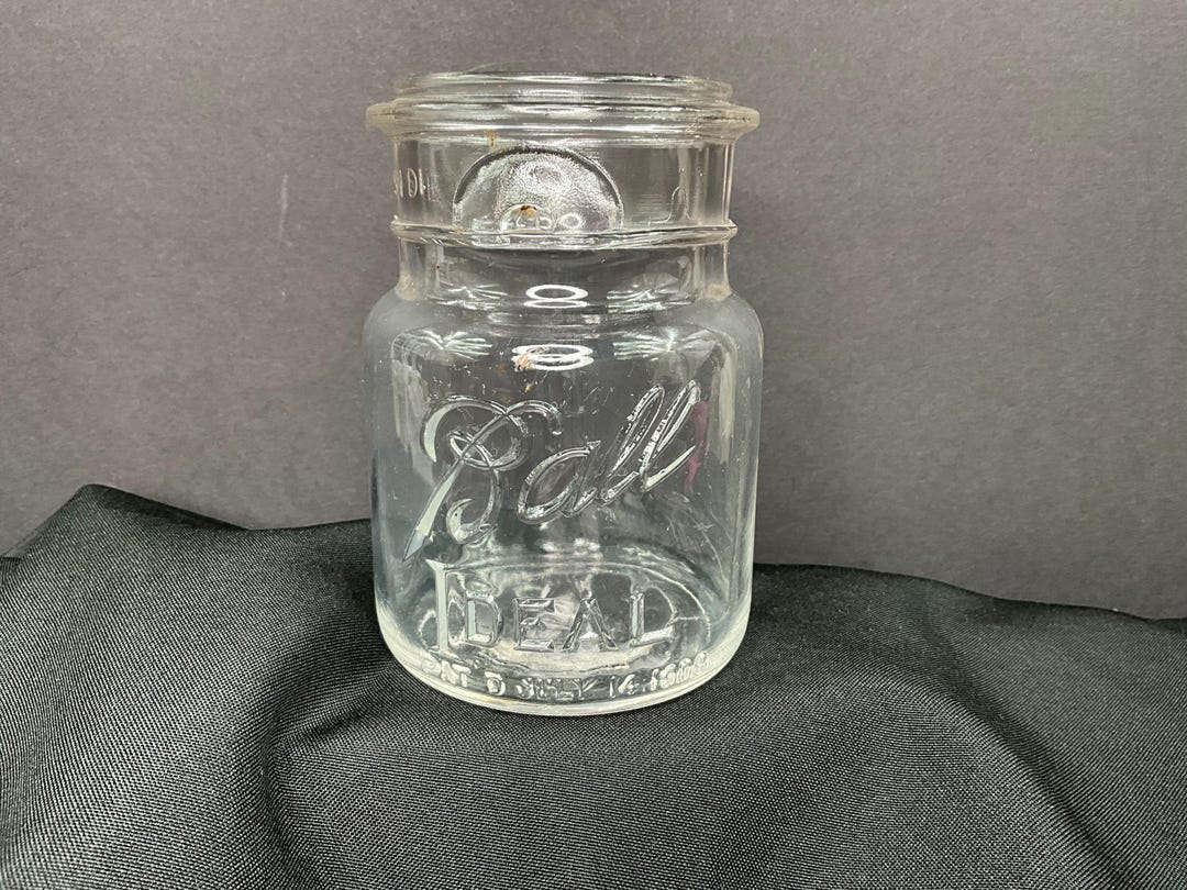 Vintage Ball Ideal Pint Canning Jar - Pat'd 1908 - Etsy