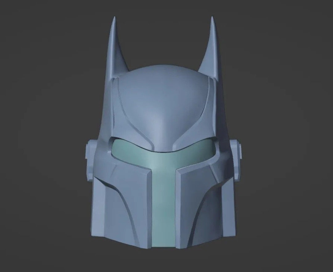 Bat-mando Concept V2 Cosplay Helmet - Etsy