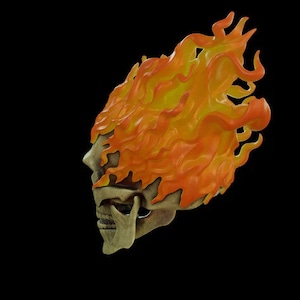 Ghost Rider Cosplay Helmet - Etsy