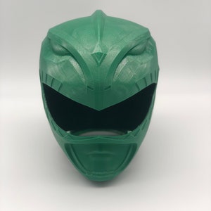 Green Power Rangers Cosplay Helmet - Etsy