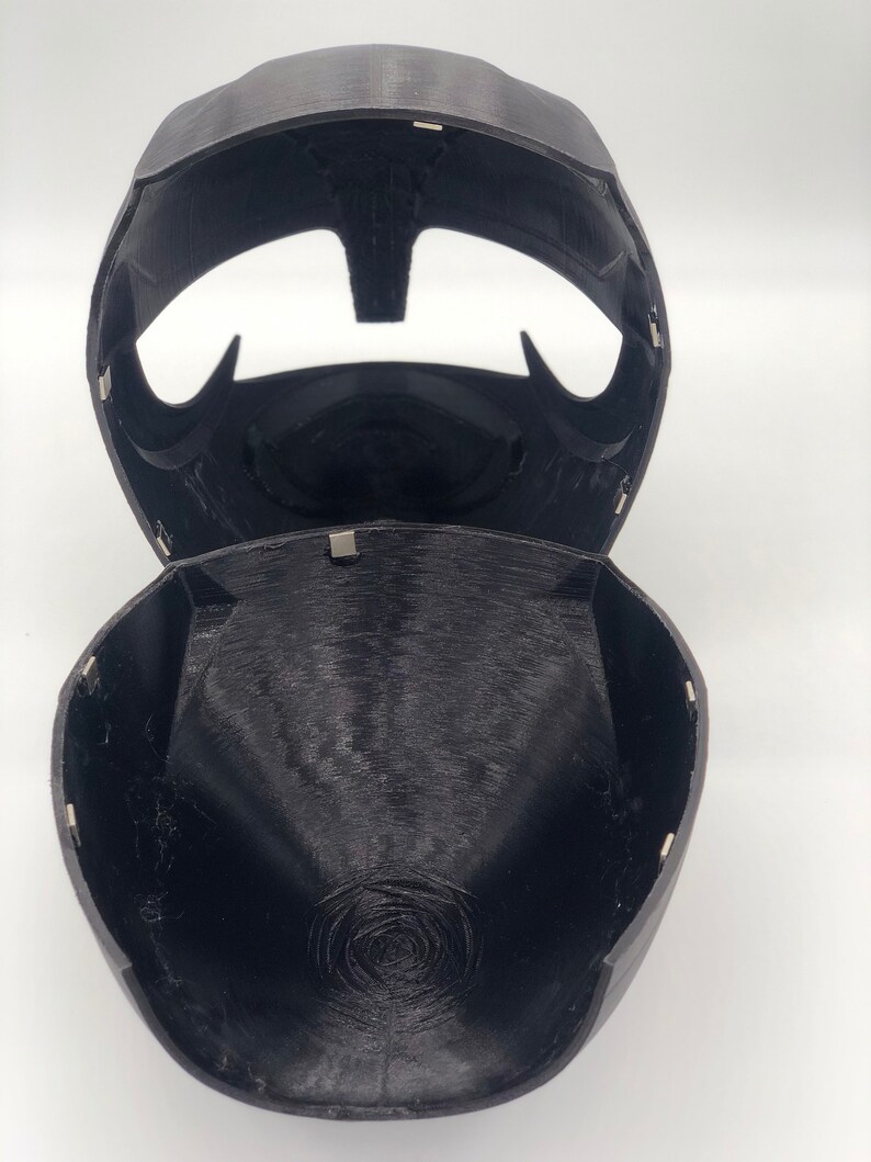 Black Power Rangers Cosplay Helmet | Etsy