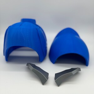 Navy Thunder Ranger Cosplay Helmet - Etsy