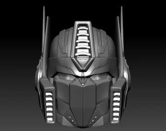 Wearable Transformers Optimus Prime Helmet 3D Printable STL File - Etsy