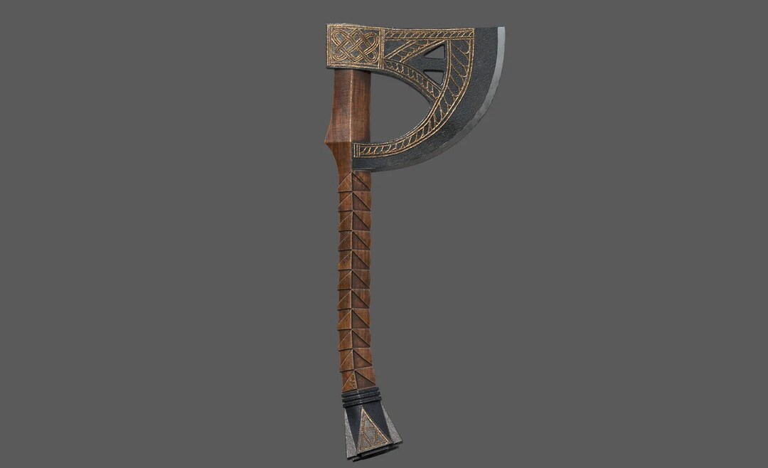 Dwarven LOTR Concept Cosplay Axe - Etsy