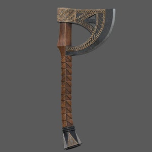 Dwarven LOTR Concept Cosplay Axe - Etsy