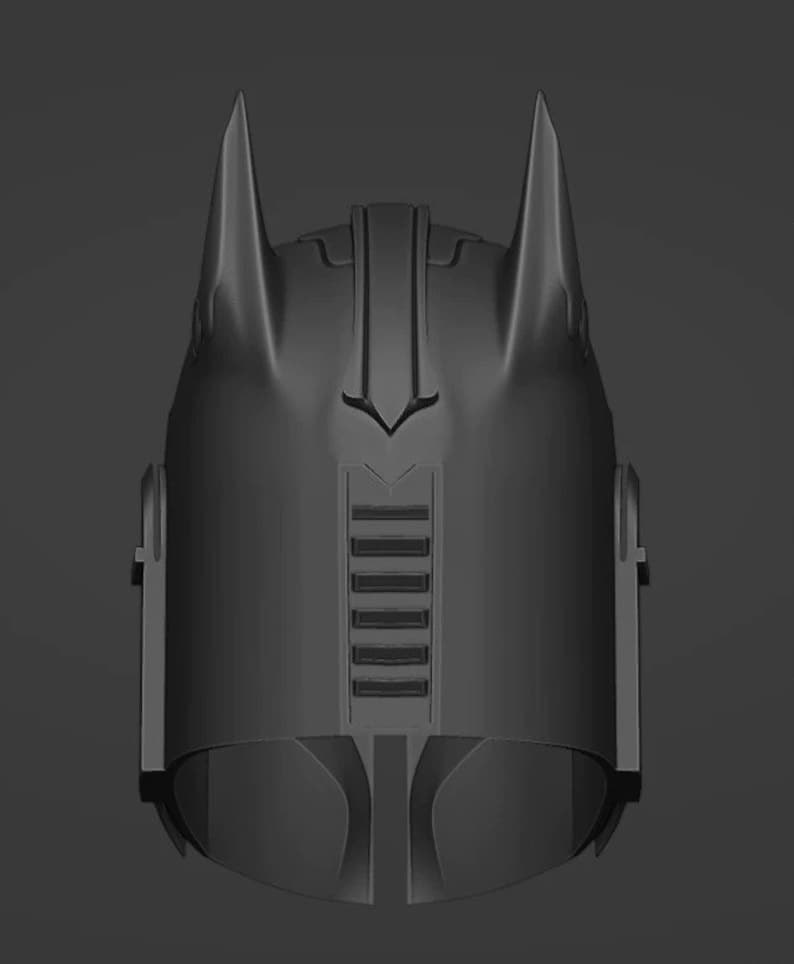 Bat-mandalorian Mash-up Concept Cosplay Helmet - Etsy
