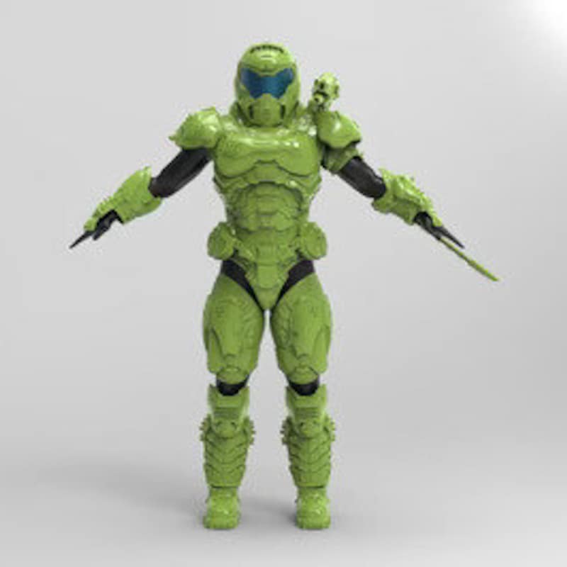 Doom Slayer Costume - Etsy