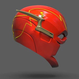 The Flash Cosplay Helmet - Etsy
