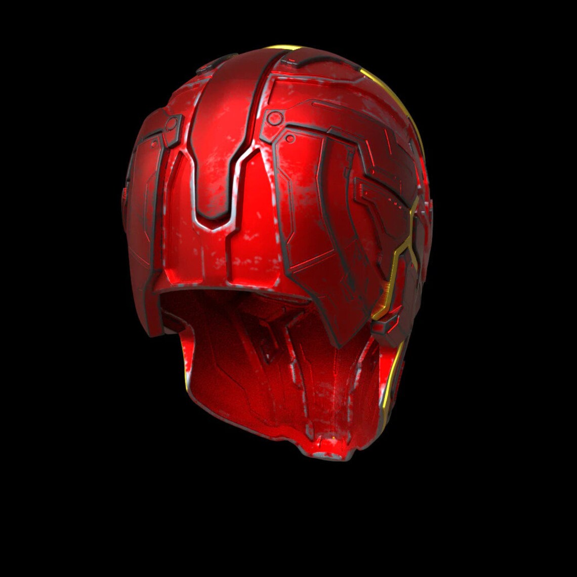 Red Hood Samurai Concept Cosplay Helmet - Etsy