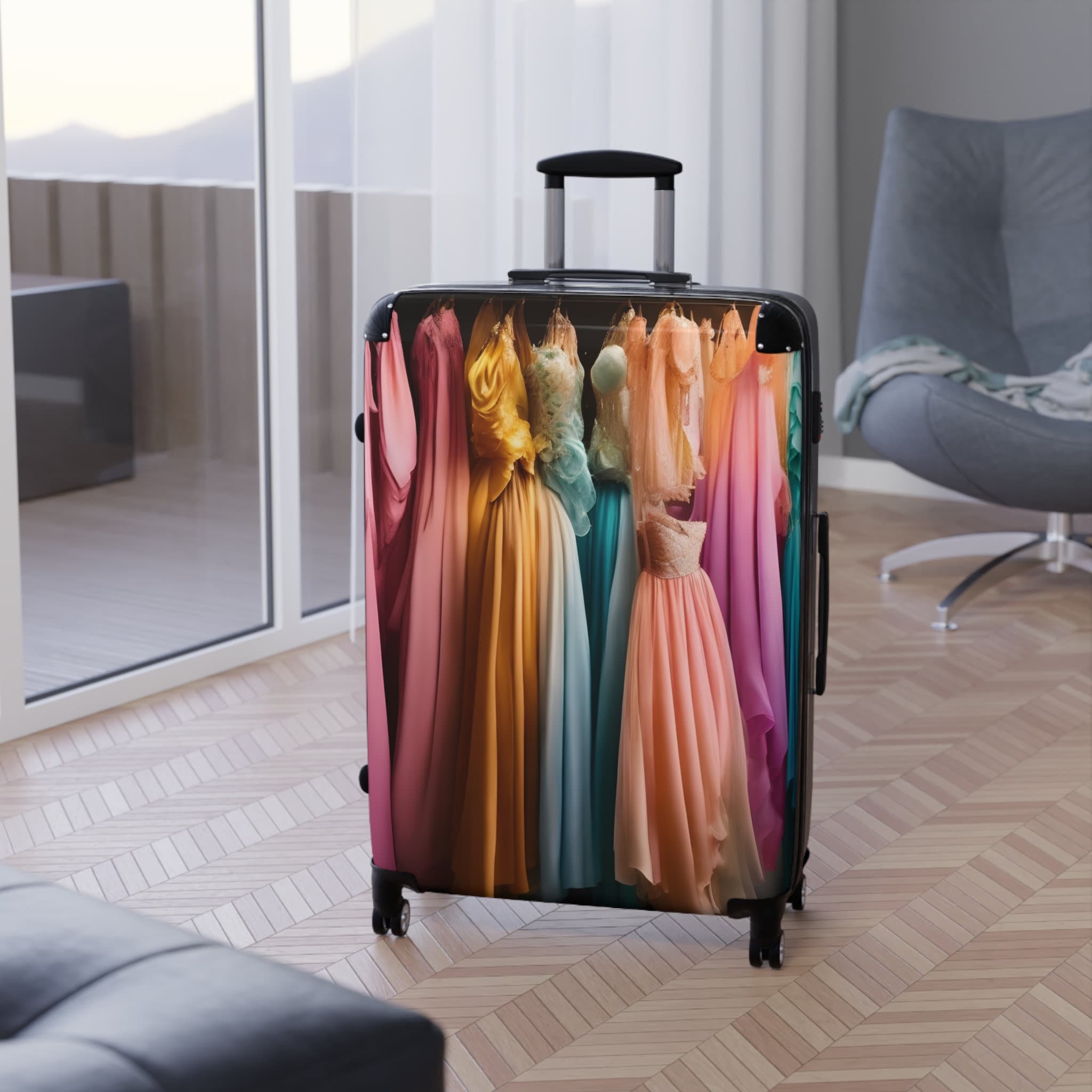 Vogue Closet Suitcase Clothes Travel Suitcase for Stylish Women ...