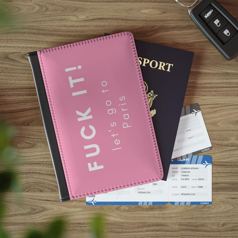 Pink Passport Covers - Etsy