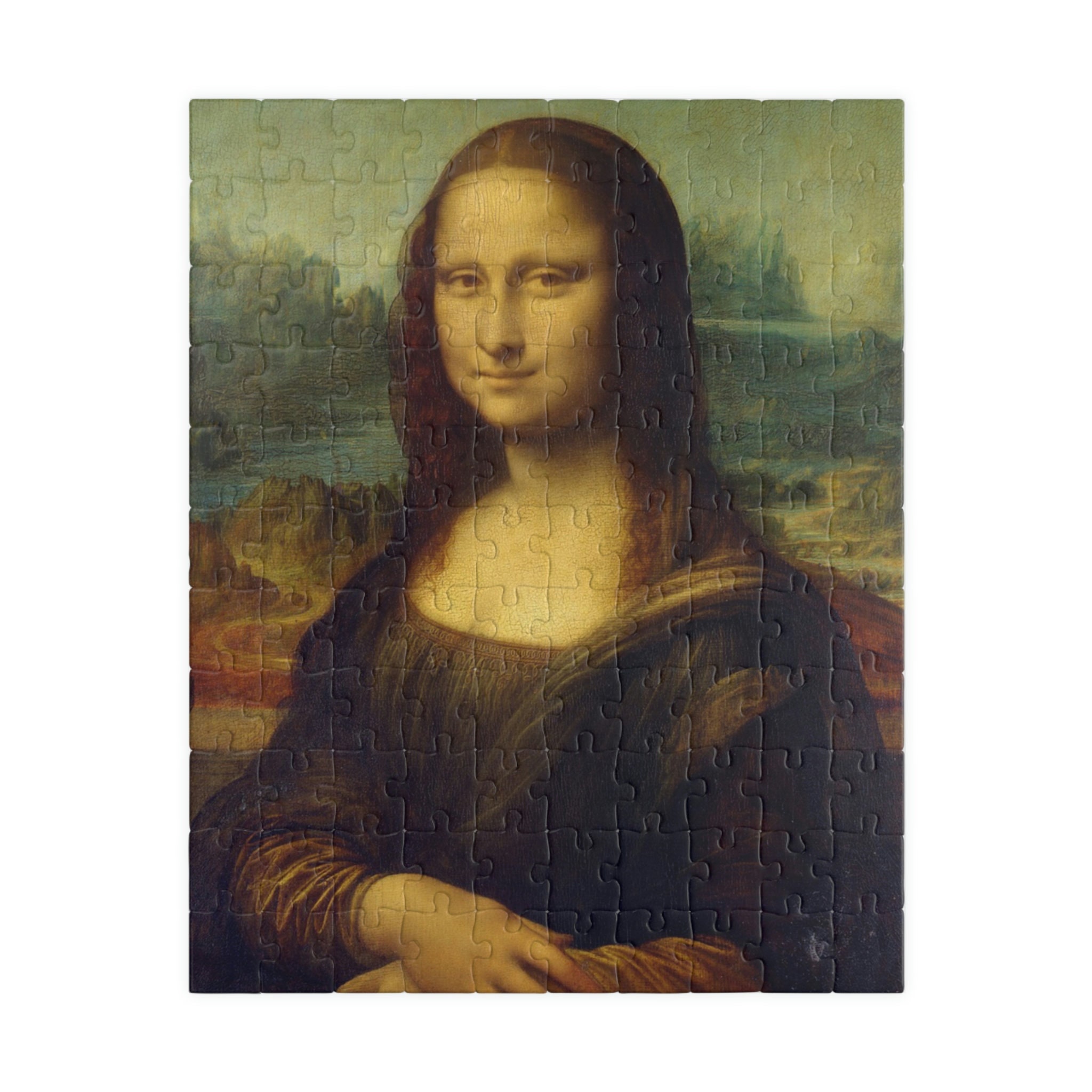 Mona Lisa Puzzle, Mona Lisa Puzzle for Kids, Leonardo Da Vinci Puzzle ...