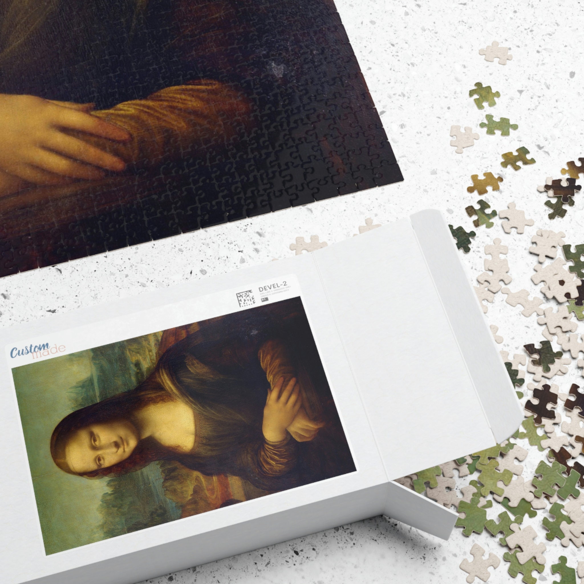Mona Lisa Puzzle, Mona Lisa Puzzle for Kids, Leonardo Da Vinci Puzzle ...
