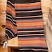Premium Saltillo Serape Striped Earth Tones Fringed Throw Blanket by ...