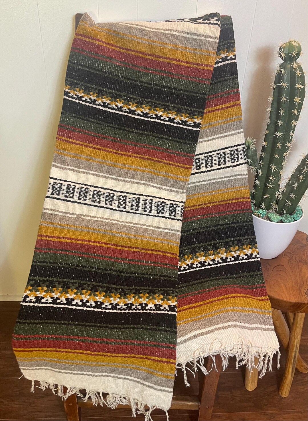 Luxurious and Warm WOOL Beautiful Painted Desert Earth Tones ...