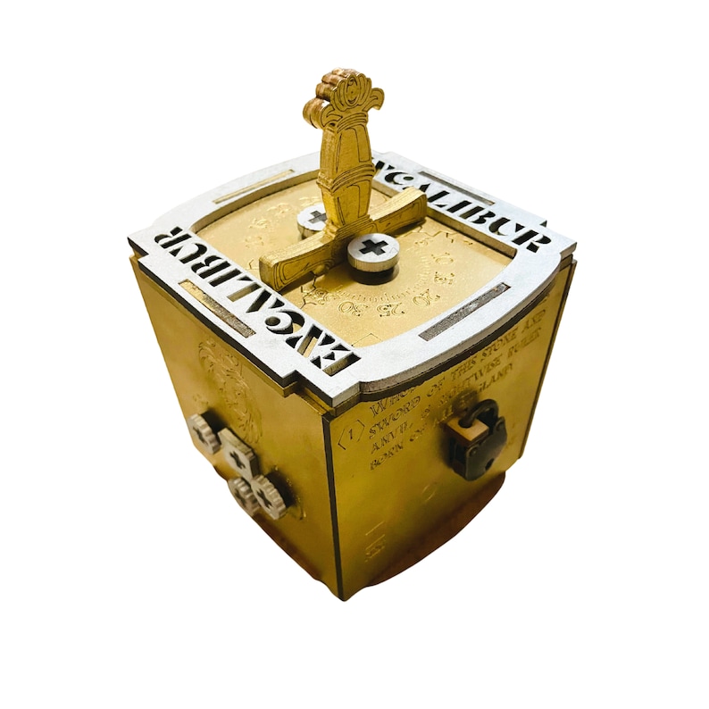 Excalibur: Sword in the Stone Escape Room & Puzzle Box - Etsy