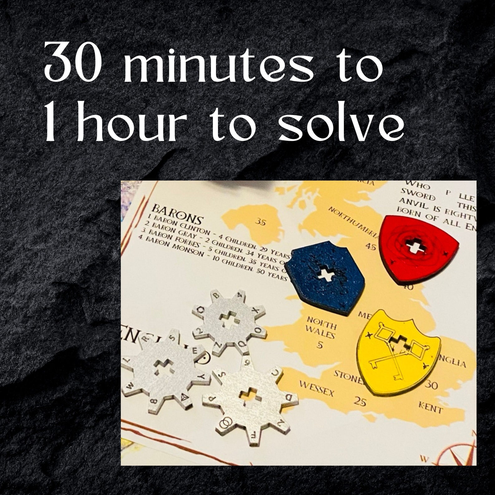 Excalibur: Sword in the Stone Escape Room & Puzzle Box - Etsy