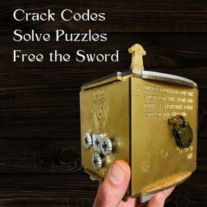 Excalibur: Sword in the Stone Escape Room & Puzzle Box - Etsy