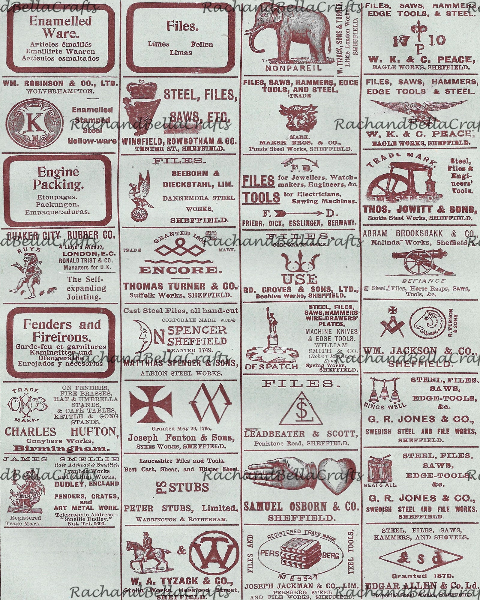 Vintage Advert Labels 11 PAGES Ephemera for Journals and - Etsy