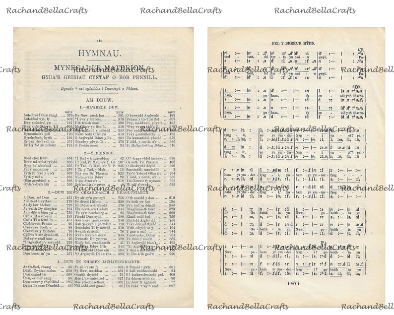 Welsh Vintage Ephemera Kit – Junk Journal Pages (digital Download) - Etsy