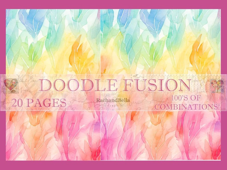 DOODLE FUSION *mixed Media Medley Collection- Digital Download, No ...