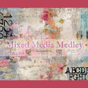 Mixed Media Medley Collection- Digital Download, No Physical Item - Etsy