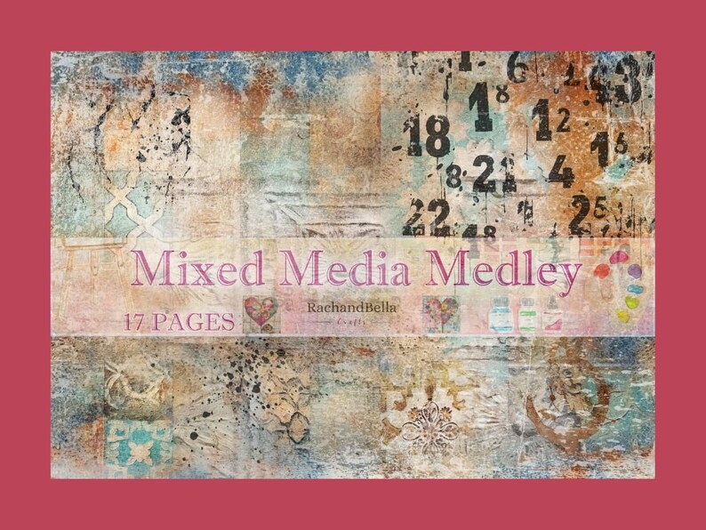 Mixed Media Medley Collection- Digital Download, No Physical Item - Etsy