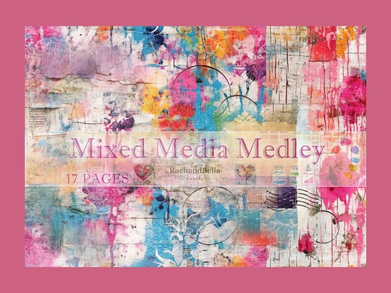 Mixed Media Medley Collection- Digital Download, No Physical Item - Etsy