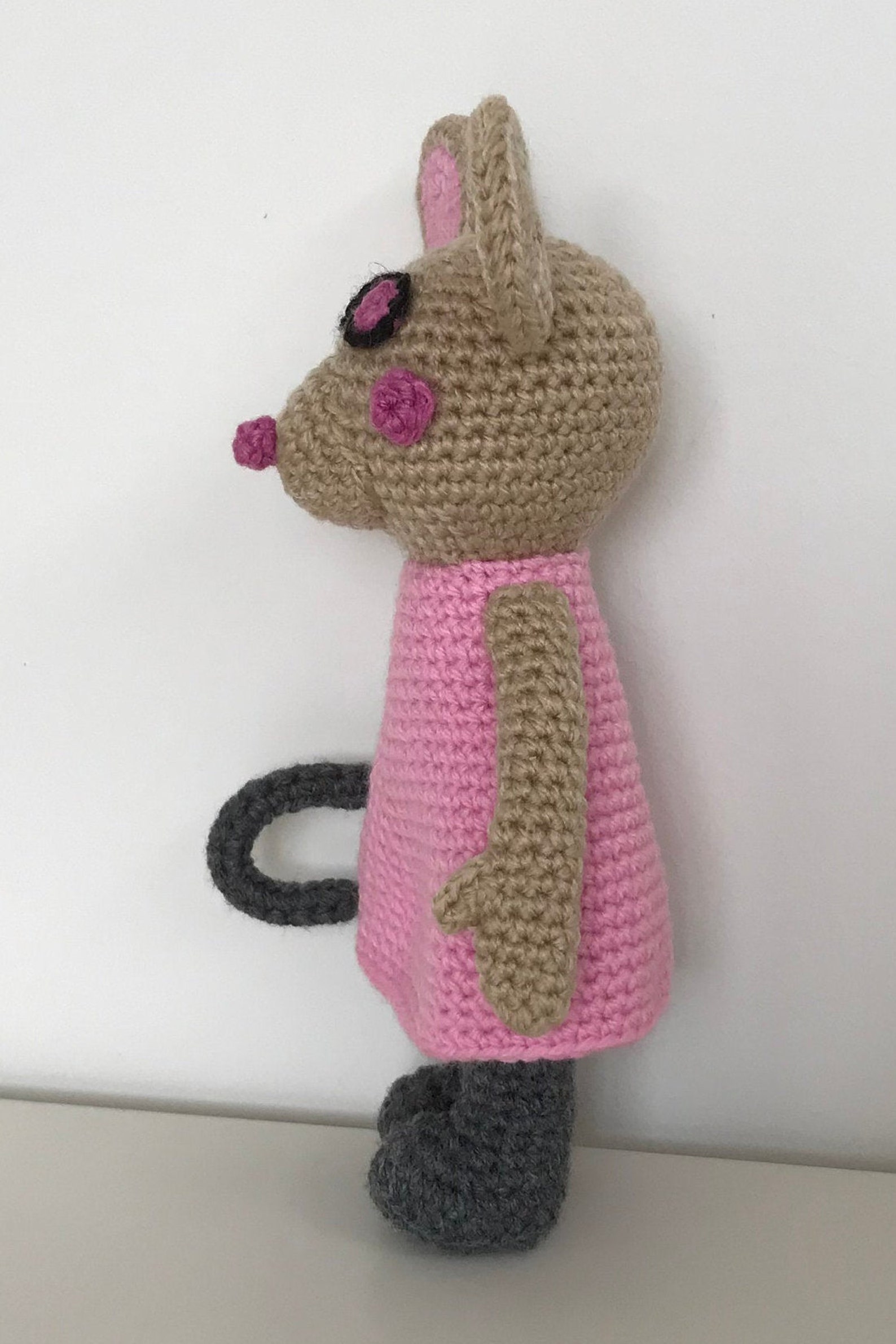 Missy the Mouse Crochet Pattern Resembling Mousy From ROBLOX Piggy ...