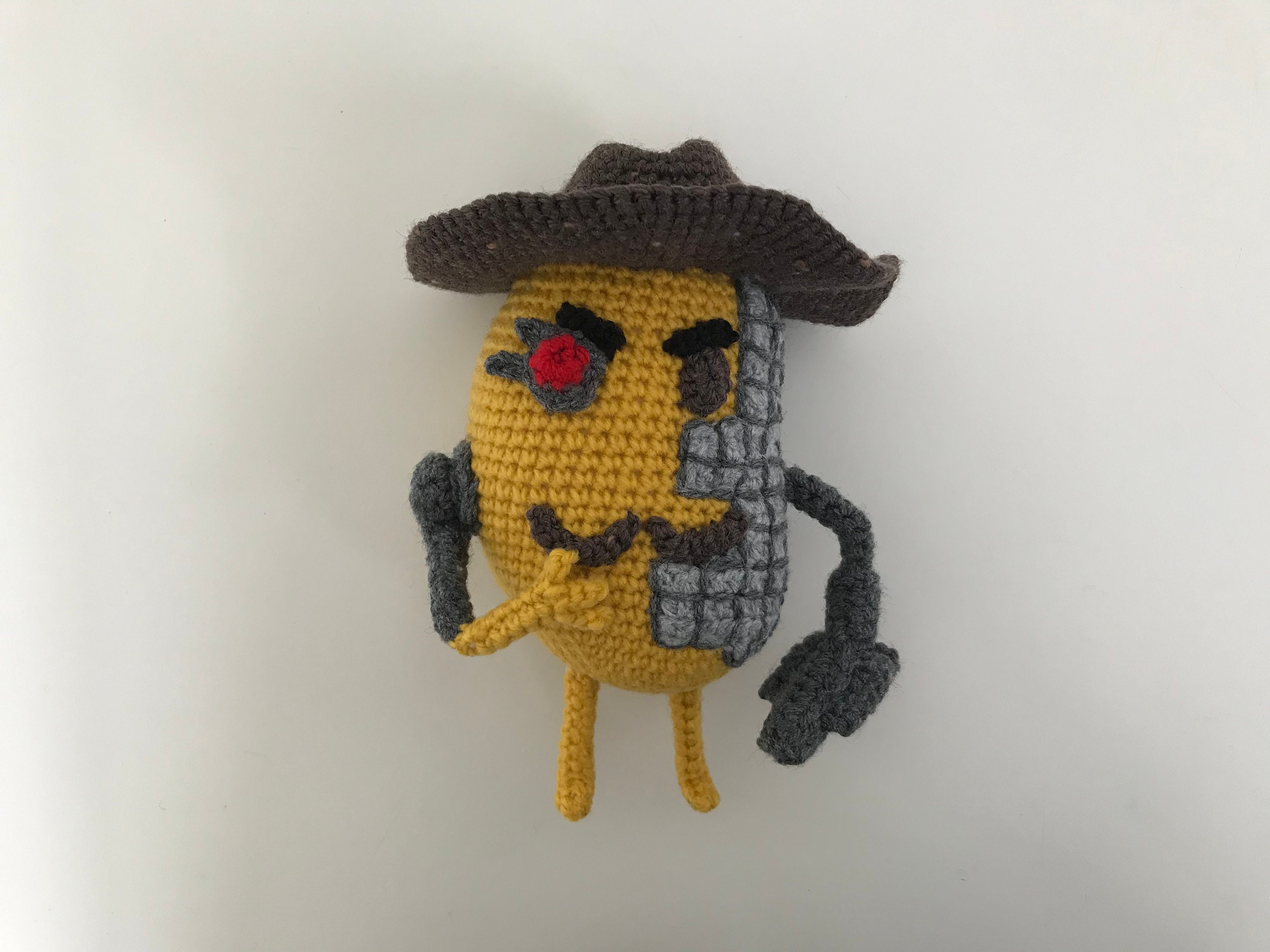 Mr Potato Crochet Pattern. Easy to Follow. Resembles a Character in the ...