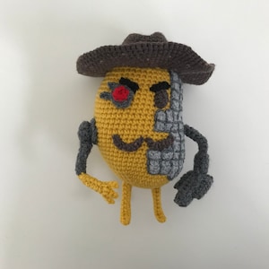 Mr Potato Crochet Pattern. Easy to Follow. Resembles a Character in the ...