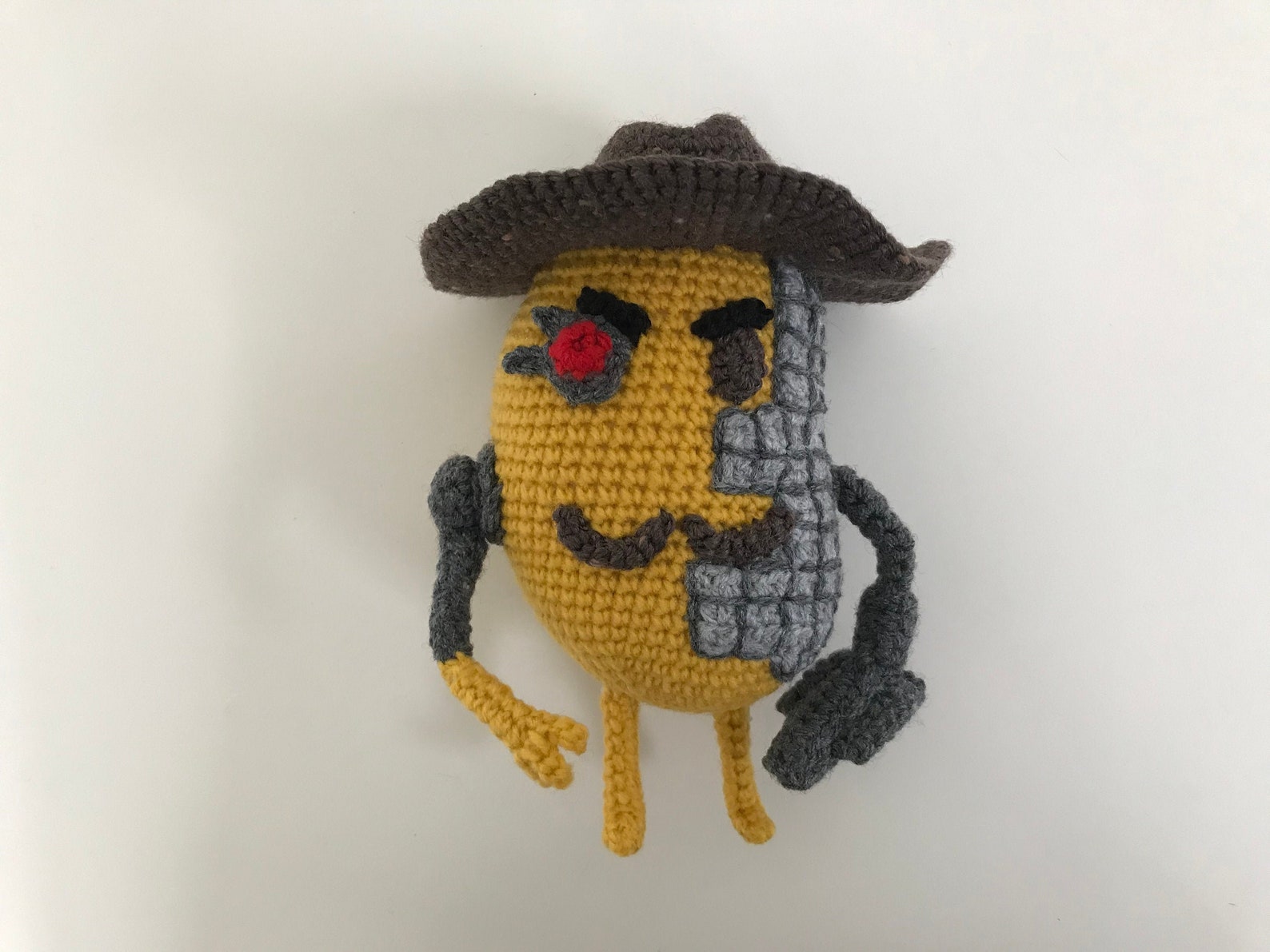 Mr Potato Crochet Pattern. Easy to Follow. Resembles a Character in the ...