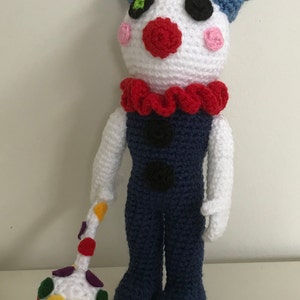 Clippy the Clown Crochet Pattern- Digital Download. 22cm Tall. Easy to ...