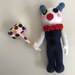 Clippy the Clown Crochet Pattern Digital Download. 22cm Tall. Easy to ...