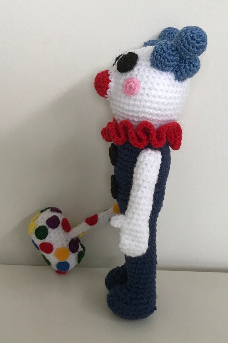 Clippy the Clown Crochet Pattern Digital Download. 22cm Tall. - Etsy