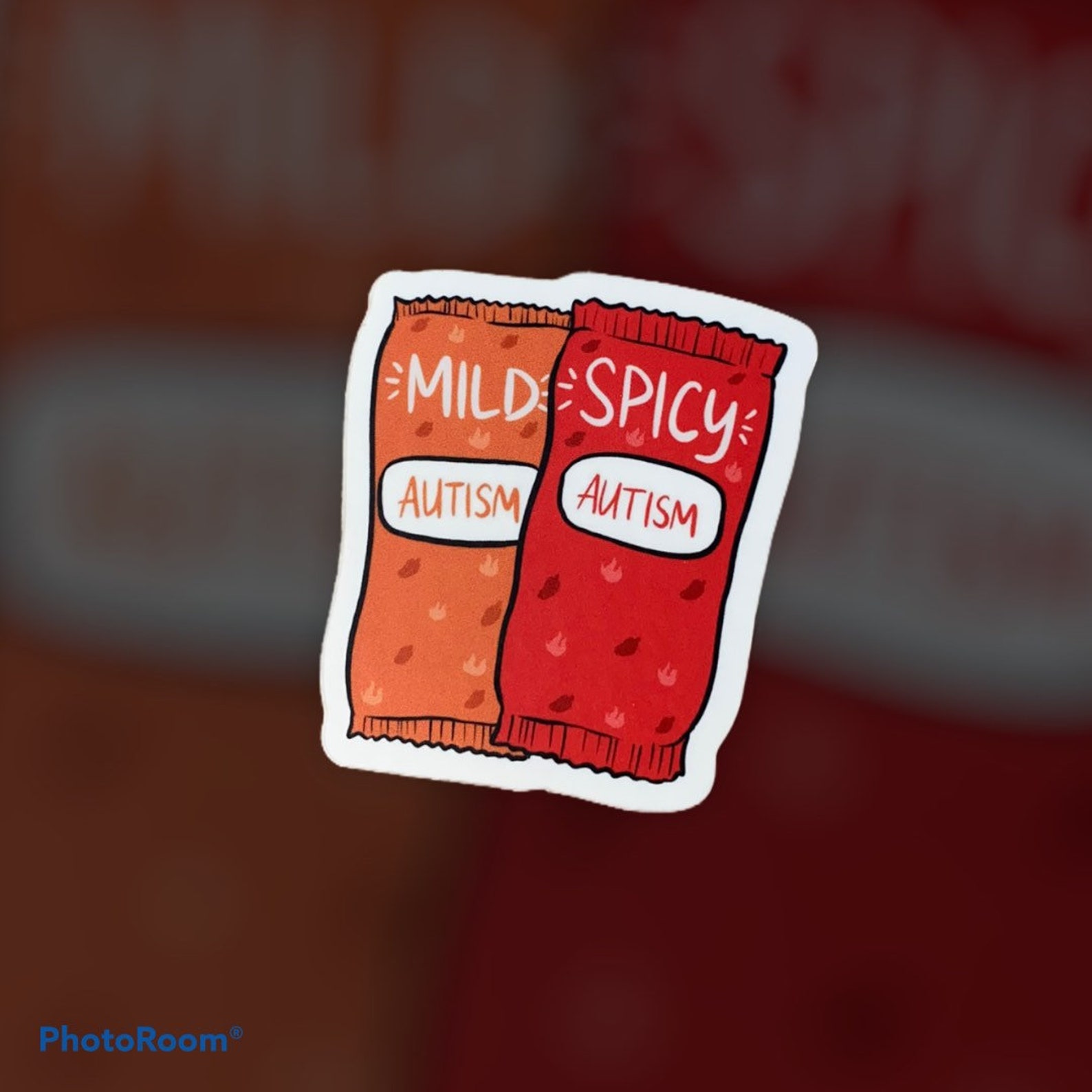 Spicy Autism Autism Acceptance Matte Sticker - Etsy