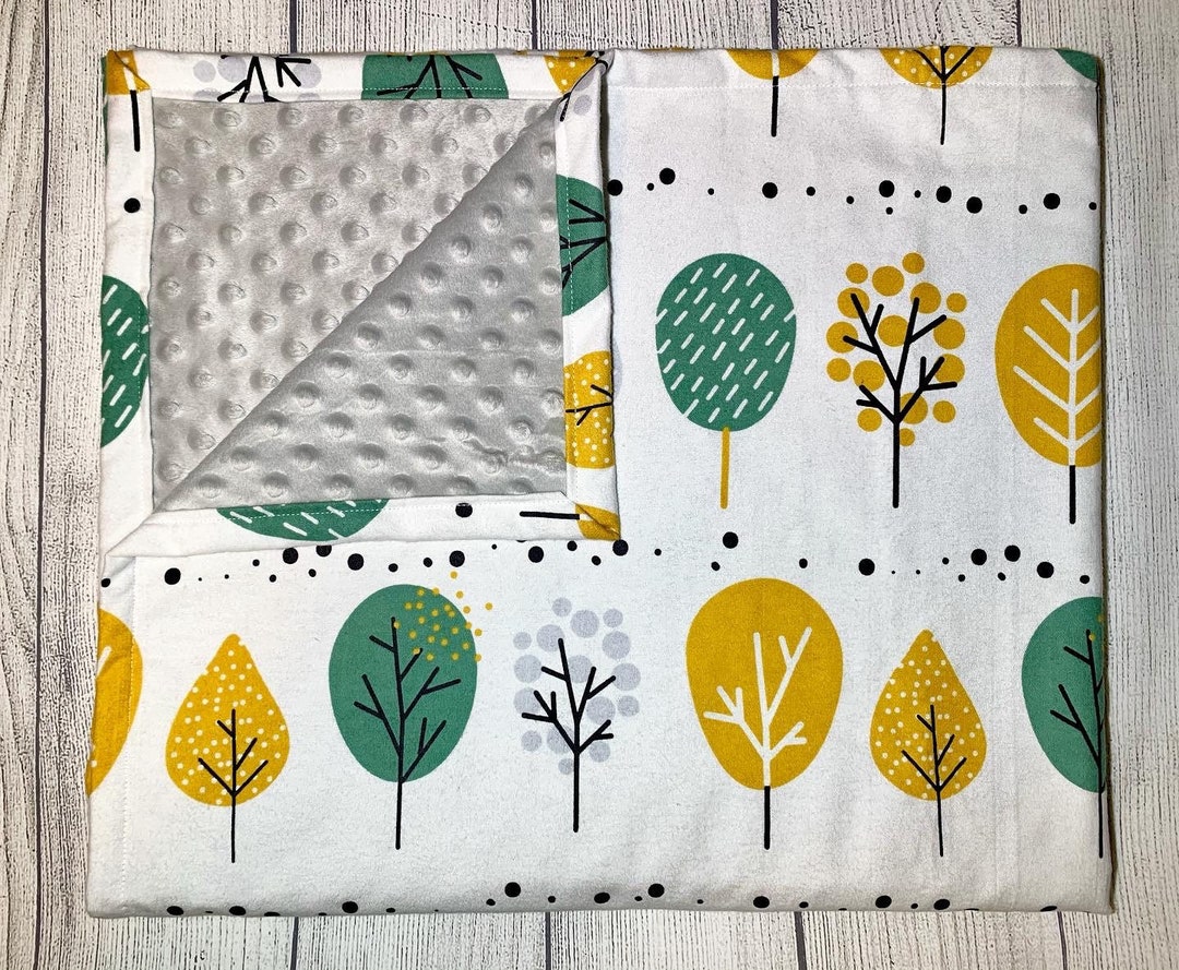 Modern Trees Baby Blanket or Lovey - Customizable - Etsy