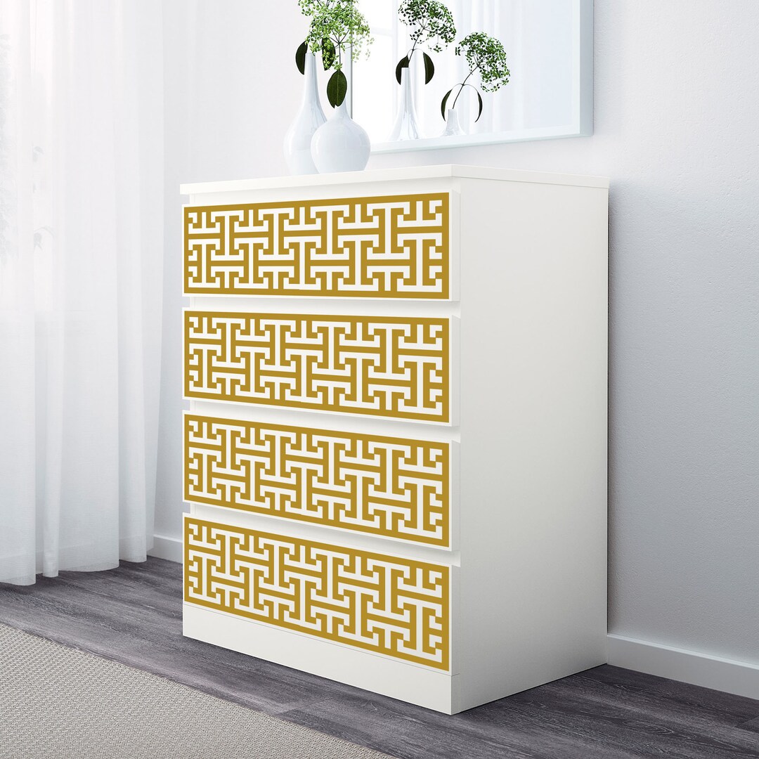 Ancient Greek Pattern Dresser Decals for IKEA MALM Drawer - Etsy