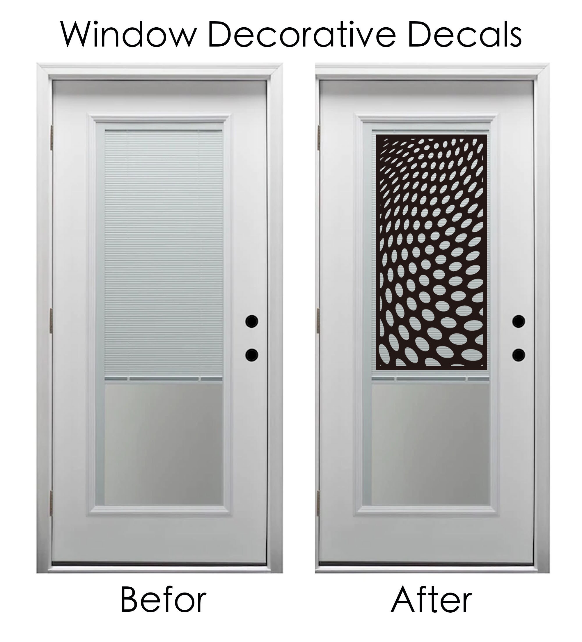 Discover the Artistic Possibilities of Window Decorative Decals ...