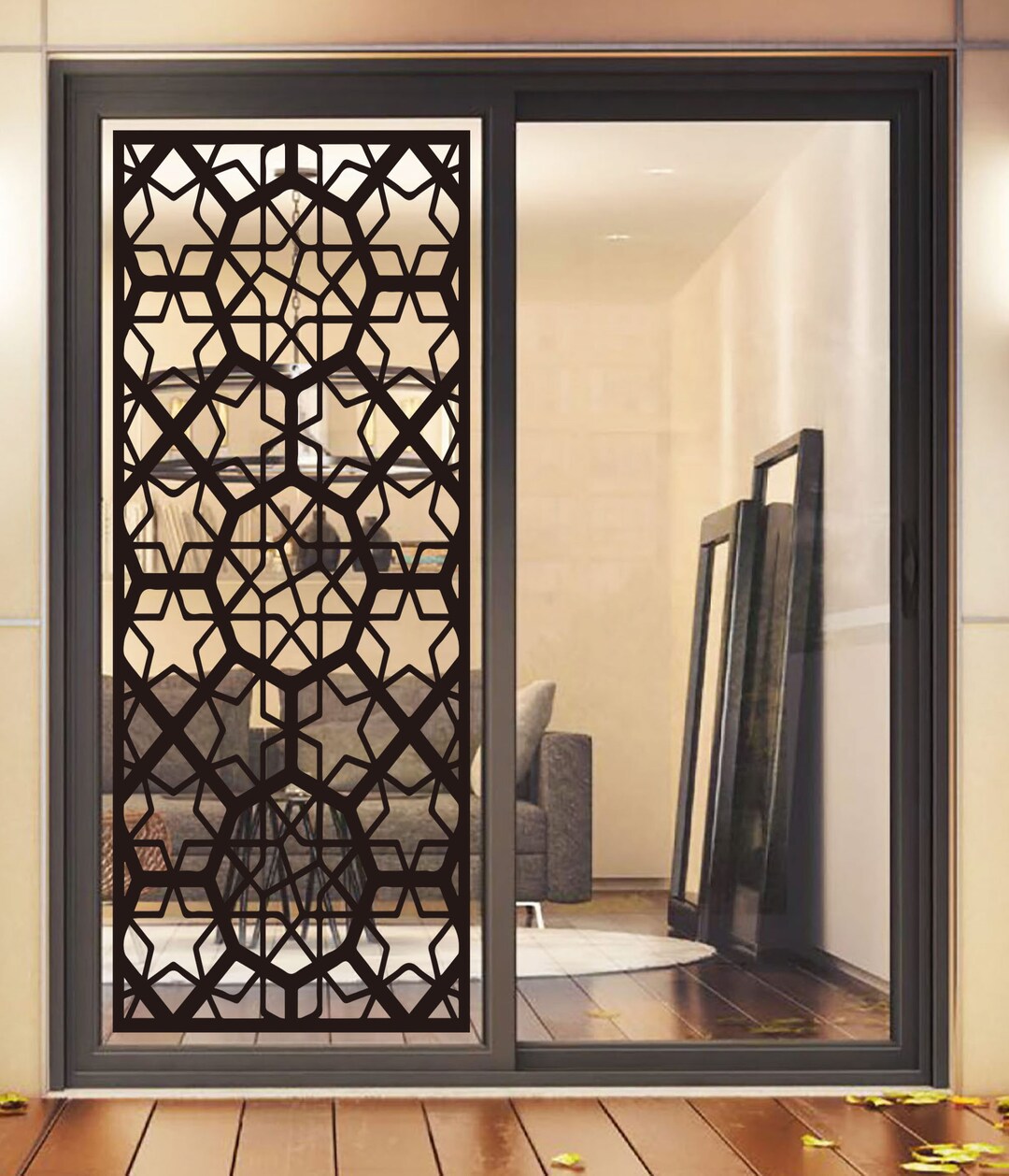 Create Privacy and Style With Decorative Window Decals / Window Film - Etsy