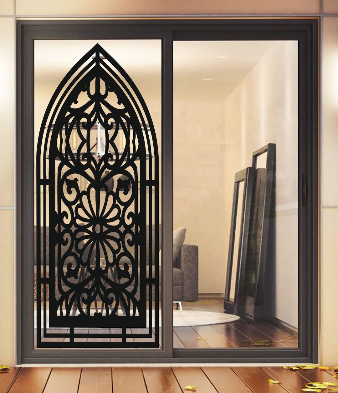 Window Arches With Patterns, Cathedral Window Wall Decor Decorative ...