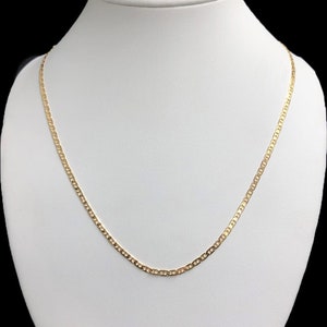 9 Karat Solid Gold Chain 375 Stamped and Certified - Anchor Chain ...