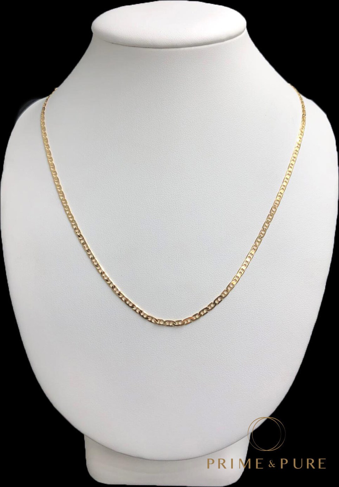 9 Karat Solid Gold Chain 375 Stamped and Certified - Anchor Chain ...