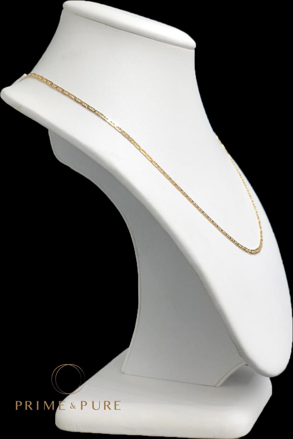 9 Karat Solid Gold Chain 375 Stamped and Certified Anchor Chain Design ...