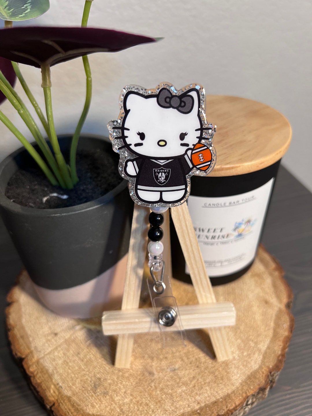 Oakland Hello Kitty Badge Holder, Nurse Badge, Work Badge Reel, Cute ...