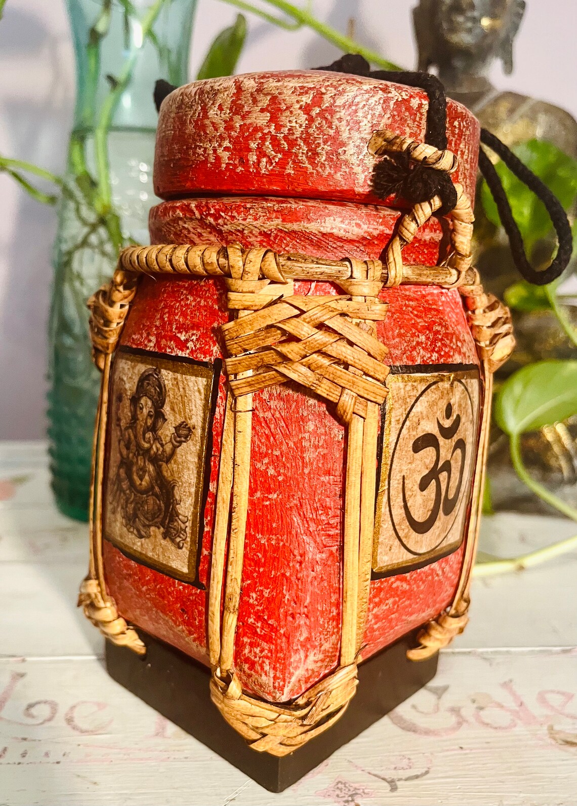 Lanna Style Thai Hand Woven Rice Baskets_red, Small - Etsy