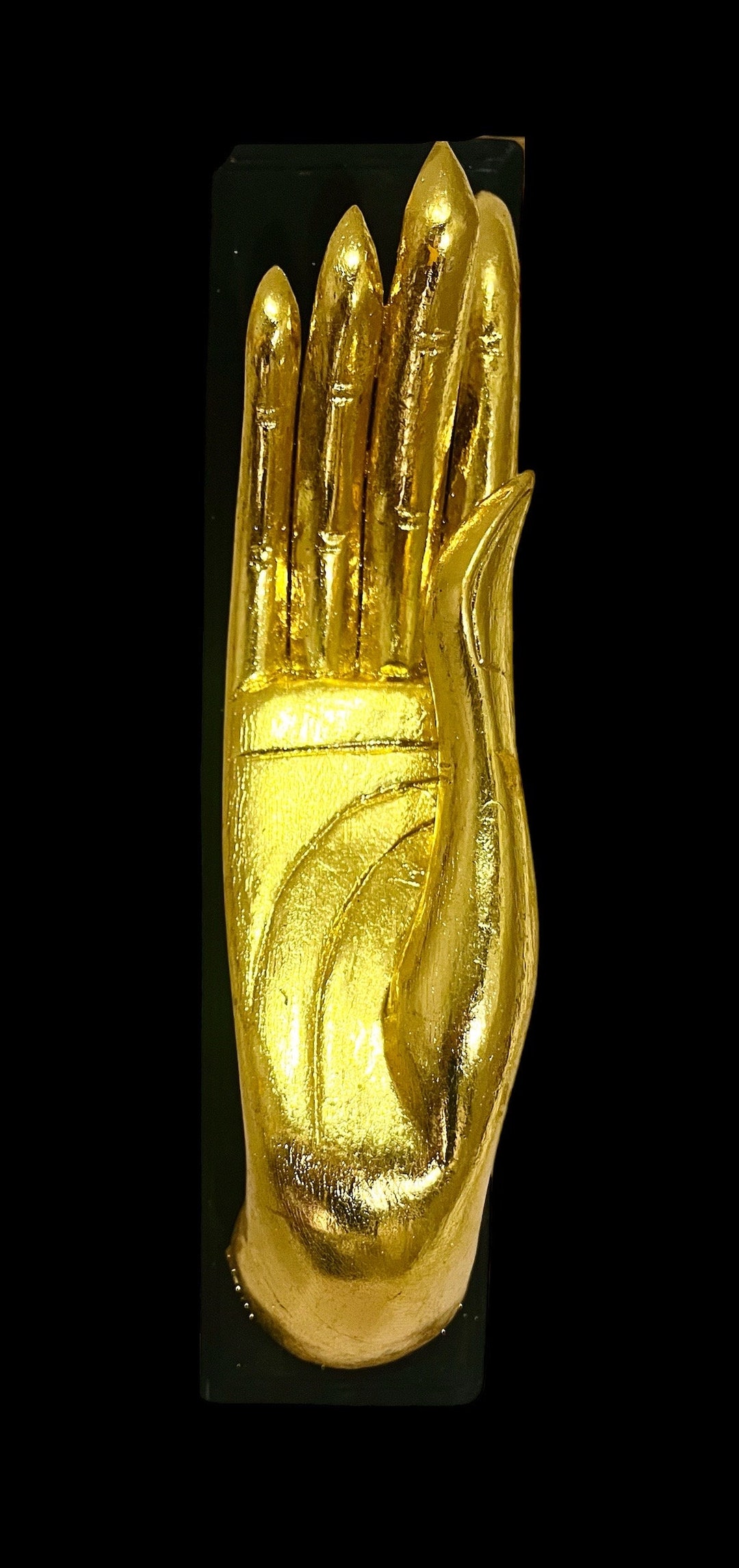 Thai Buddha Blessing Hand, Wood Carving Sculpture, ZEN Corner, Perfect ...