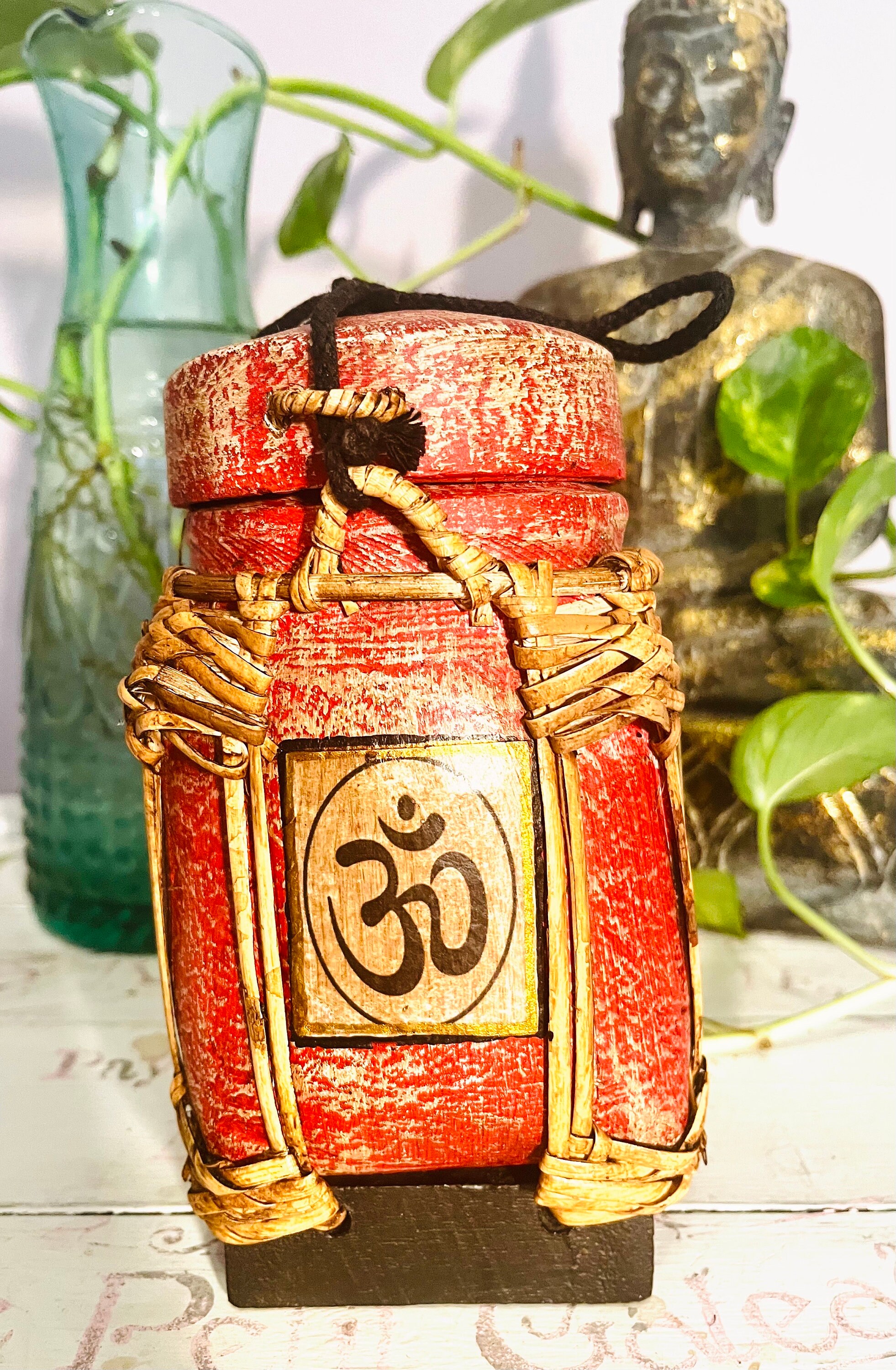 Lanna Style Thai Hand Woven Rice Baskets_red, Small - Etsy