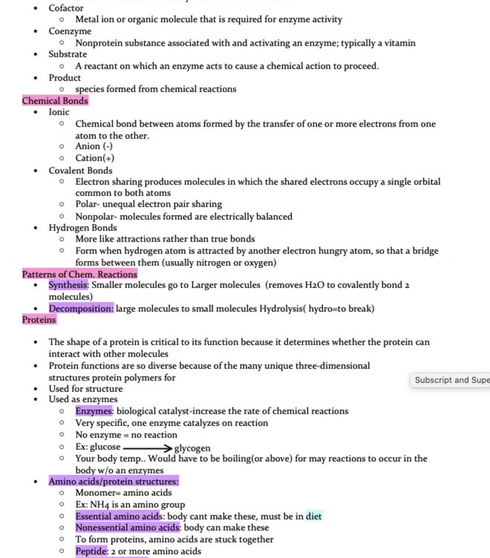 Biochemistry, Activation Energy, Chemical Bonds, Carbohydrates, Lipids ...