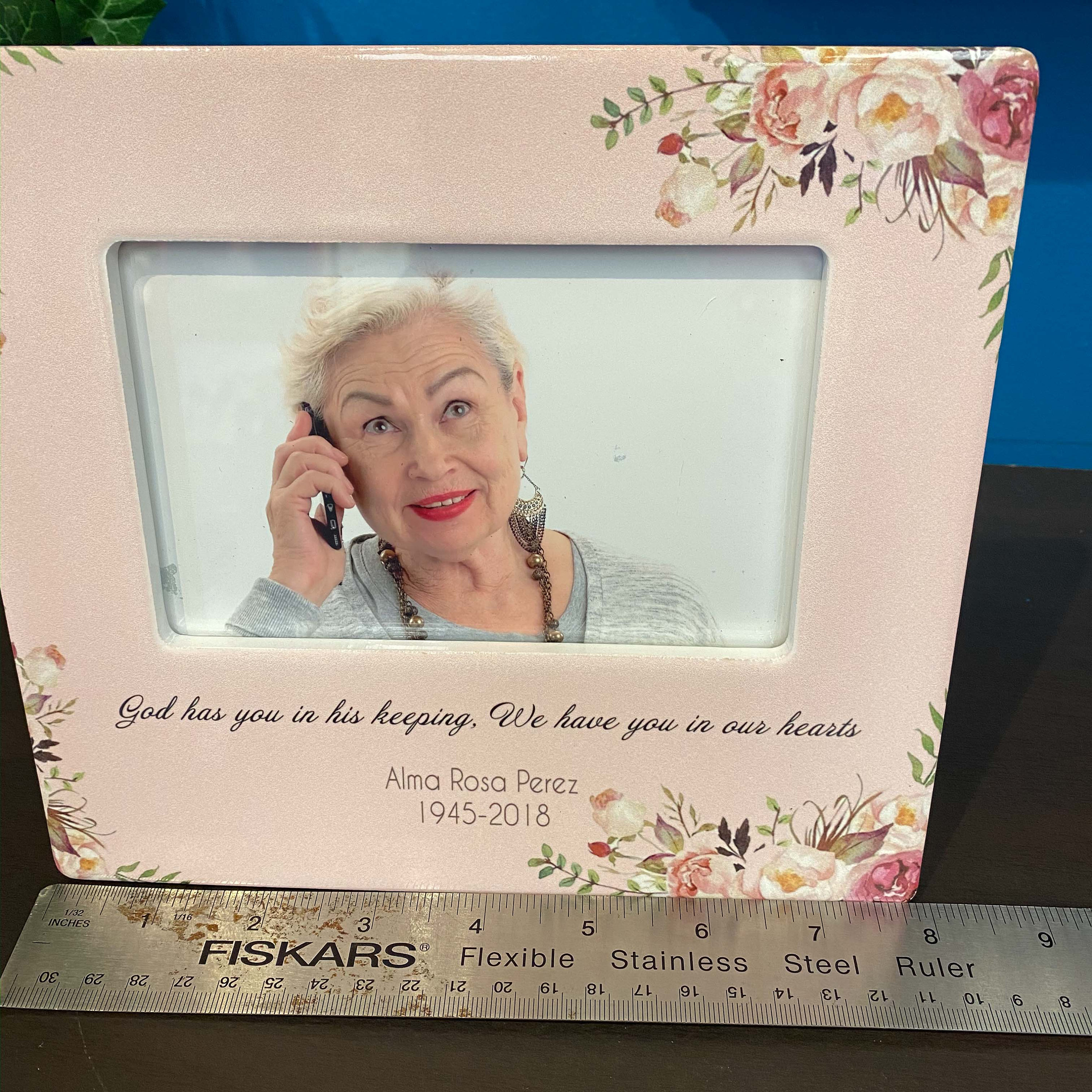 Personalized Photo Frame Made With Porcilaine Material for Deceased ...